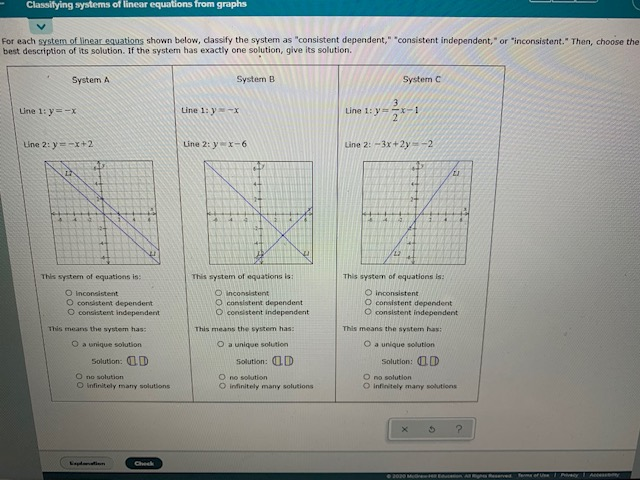 Solved Classllying Systems of linear egun ons rom graphs For | Chegg.com