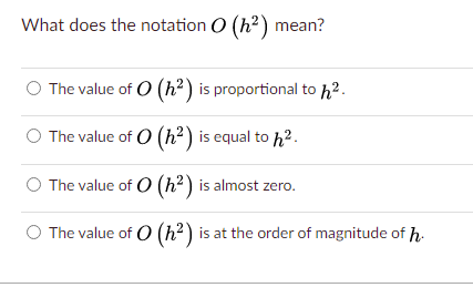Solved What does the notation 0 (ha) mean? The value of 0 | Chegg.com