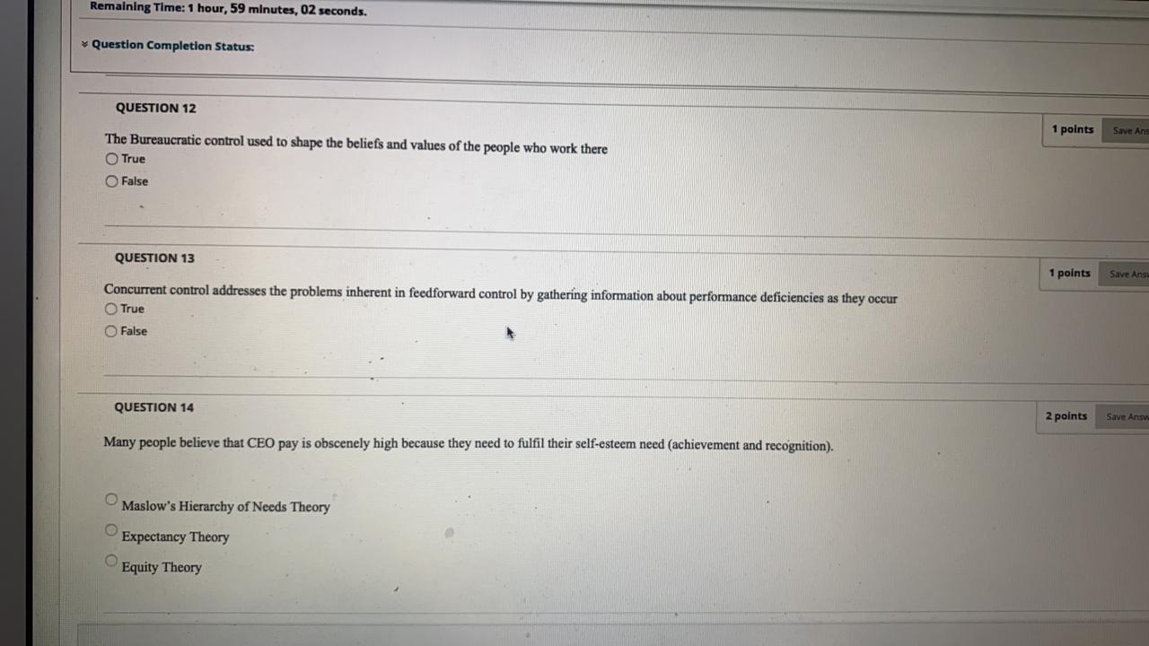 Solved Remaining Time: 1 hour, 59 minutes, 02 seconds. | Chegg.com