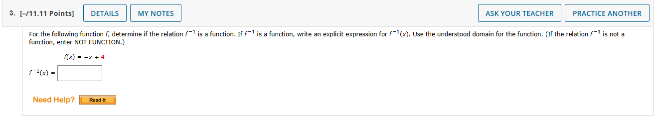 Solved For the following function f, ﻿determine if ﻿the | Chegg.com