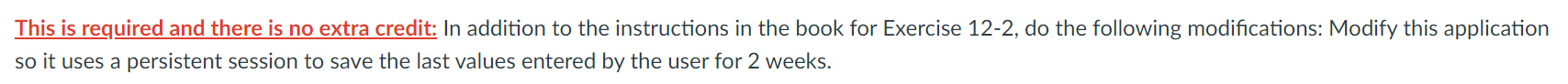 Solved Exercise 12-2 Improve the Task List Manager | Chegg.com