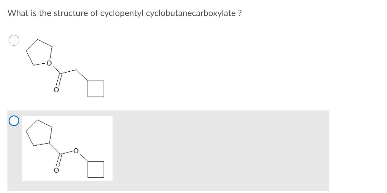 Solved What is the structure of cyclopentyl | Chegg.com