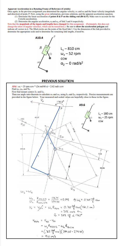 Apparent Acceleration in a Rotating Frame of | Chegg.com