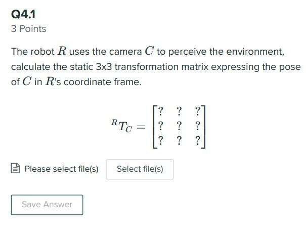 Solved Q4 10 Points Consider the robotic system below which | Chegg.com