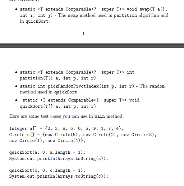 Solved Question 1 (100 Points) Write code for the randomized | Chegg.com
