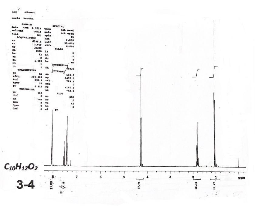 Solved Annotate the C&H NMR spectra of C10H12O2. Include the | Chegg.com