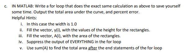 Solved Please use MATLAB for this thank you. w = 1.0 y(i) | Chegg.com