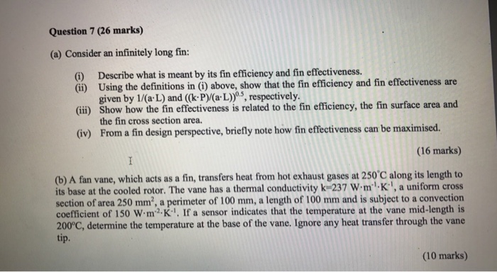 Solved Question 7 (26 marks) (a) Consider an infinitely long | Chegg.com
