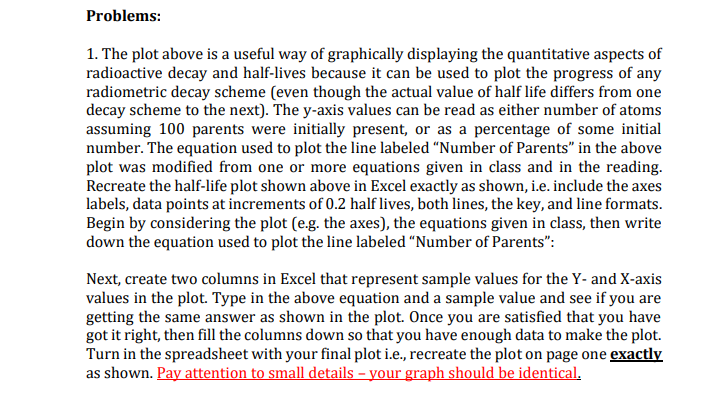 Solved EAS 217 Lab 4: Radiometric Dating Radiometric dating | Chegg.com