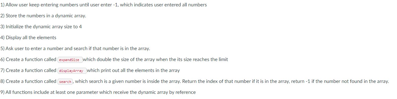 Solved Allow user keep entering numbers until user enter | Chegg.com