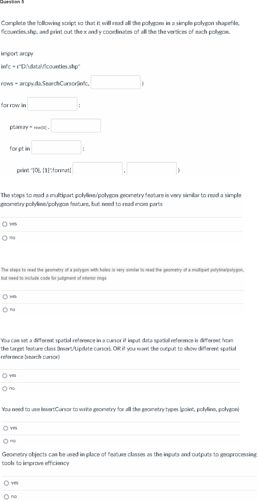 Solved Question 5 Complete the following script so that it | Chegg.com