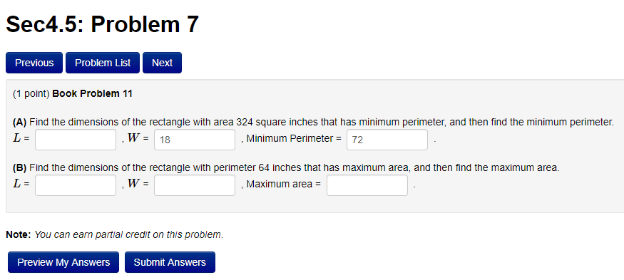 Solved Sec4.5: Problem 7 Previous Problem List Next (1 | Chegg.com