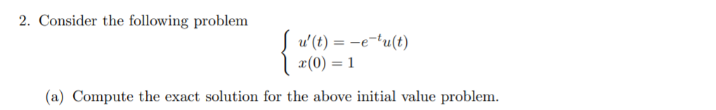 Is there any way to use python to solve this IVP? | Chegg.com
