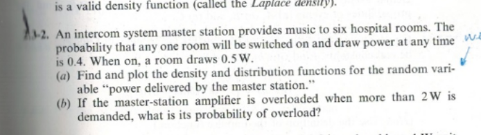 Solved is a valid density function called the Laplace | Chegg.com
