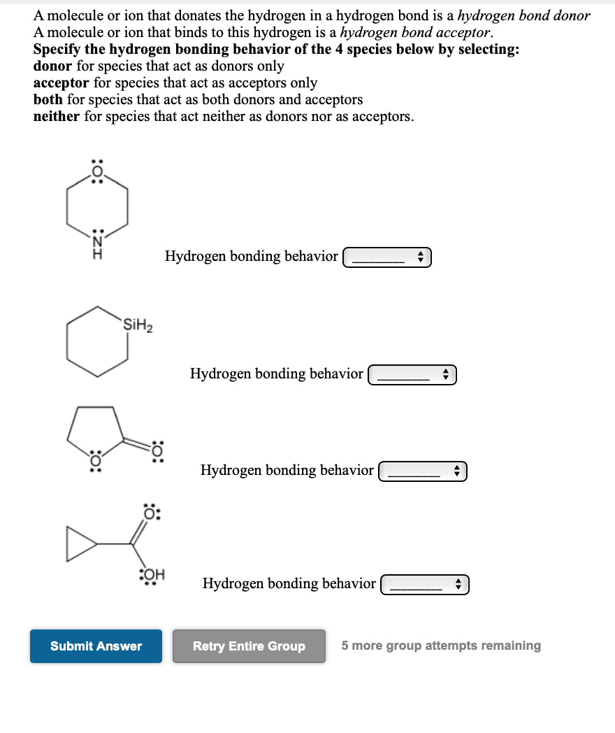 A molecule or ion that donates the hydrogen in a | Chegg.com