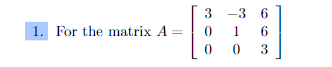 Solved Find the defective Eigenvalue for this matrix. (Would | Chegg.com