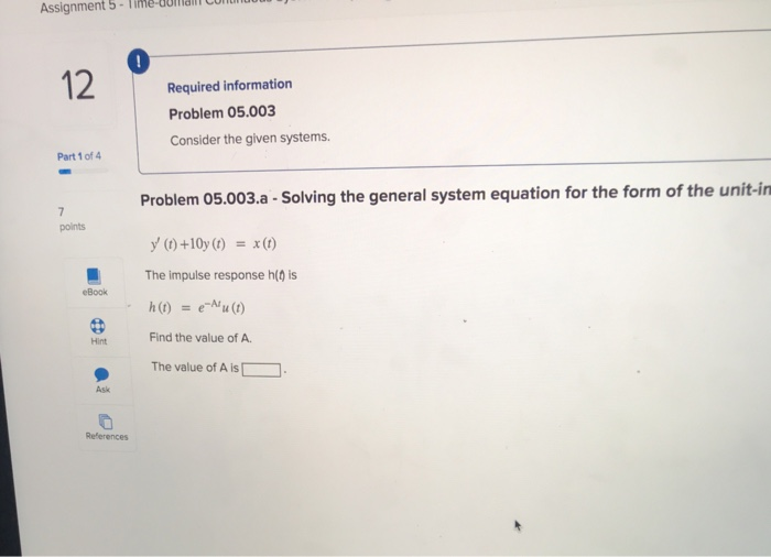 Solved Problem 05.008-Properties of the convolution of two | Chegg.com