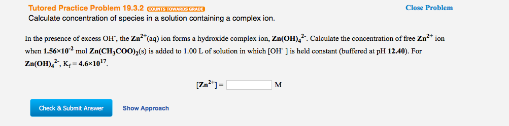 Solved Close Problem Tutored Practice Problem 19.3.2 COUNTS | Chegg.com