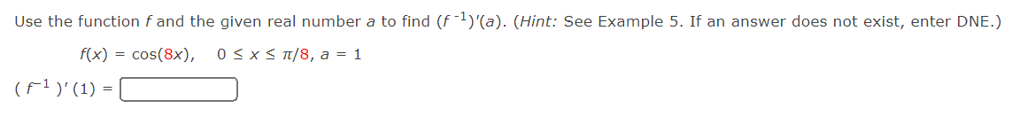 Solved Use the function fand the given real number a to find | Chegg.com