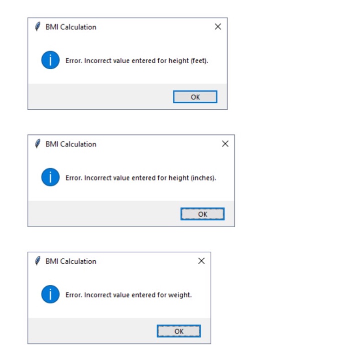 Solved 25 Points. Create a class named BMIGUI with the | Chegg.com