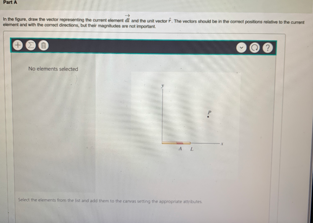 Solved Part A In the figure, draw the vector representing | Chegg.com