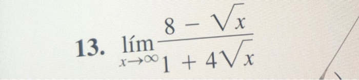 Solved 13. lim | Chegg.com