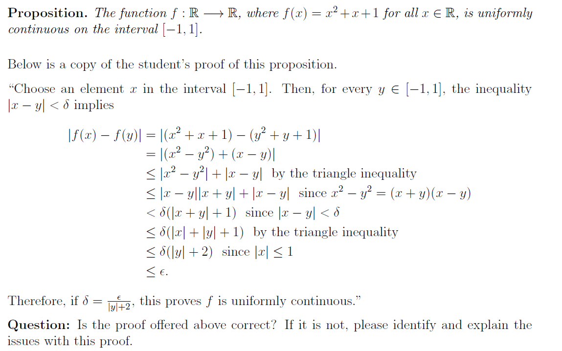 Solved incorrect proof, explain | Chegg.com
