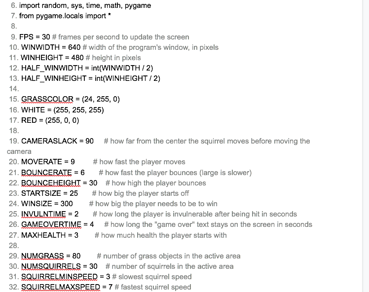 Squirrel Eat Squirrel program INSTRUCTIONS: Place an | Chegg.com
