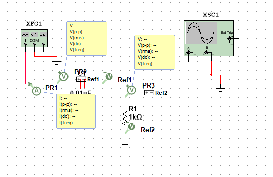 I need help using NI Multisim 14.2 the series rc | Chegg.com