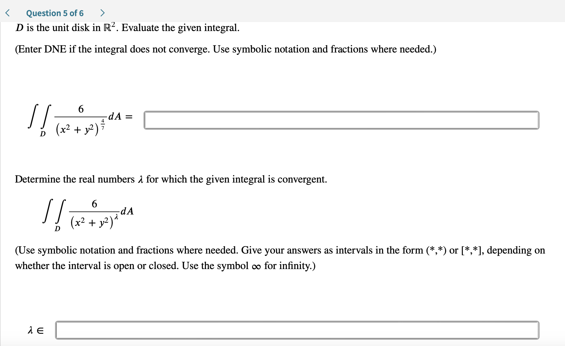 Solved D is the unit disk in R2. Evaluate the given | Chegg.com