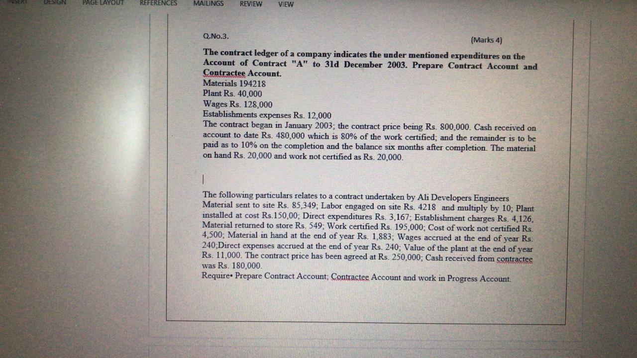 Solved DESIGN PAGE LAYOUT REFERENCES MAILINGS REVIEW VIEW | Chegg.com