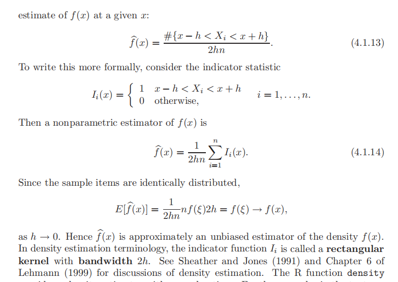 Solved 4 1 9 Consider The Nonparametric Estimator