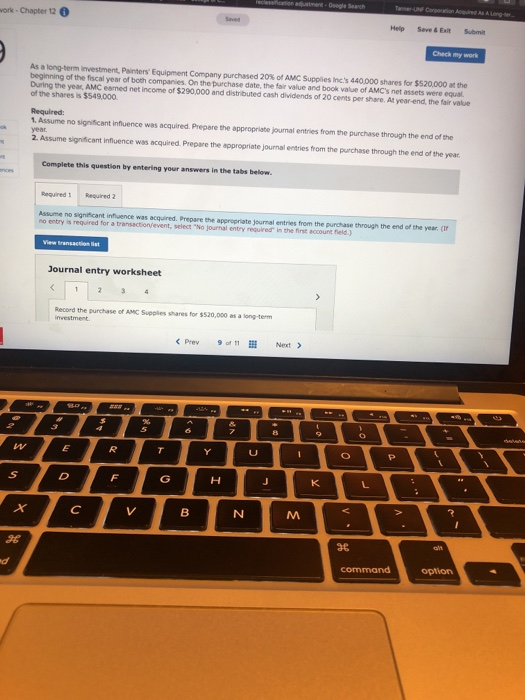 Solved ork-Chapter 12 6 Help Save & Exit Submit Check my | Chegg.com