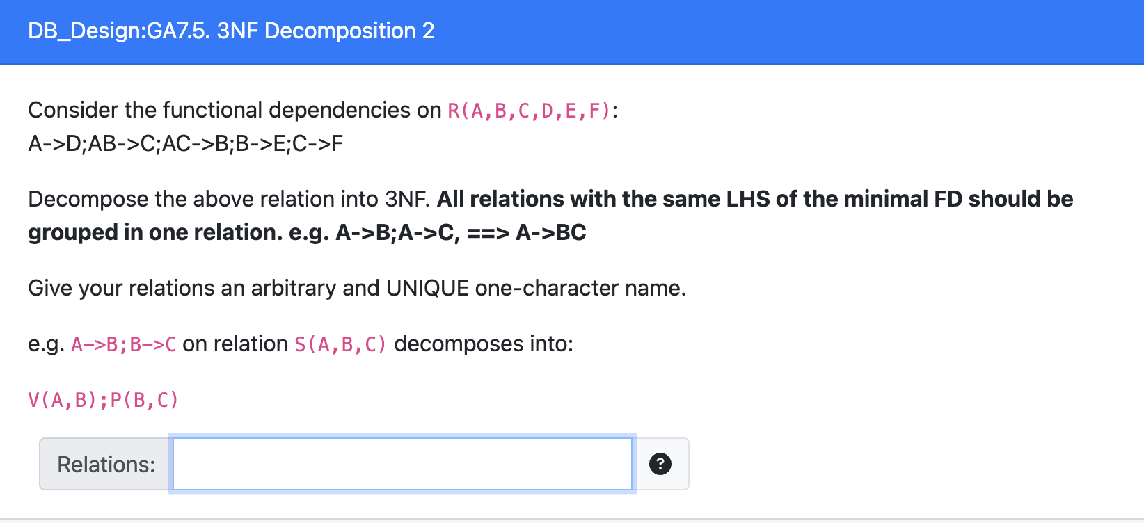Solved Consider the functional dependencies on | Chegg.com