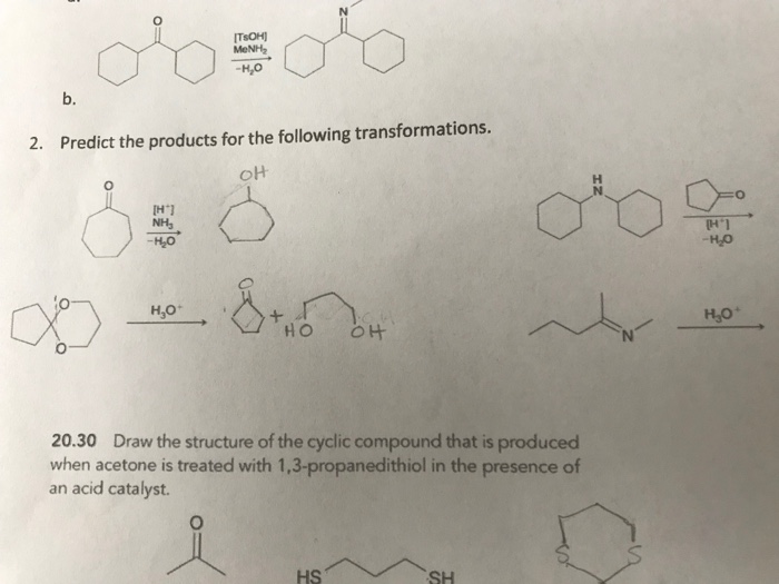 Solved Acetone 1,3-Propanedithiol . What is the role of | Chegg.com
