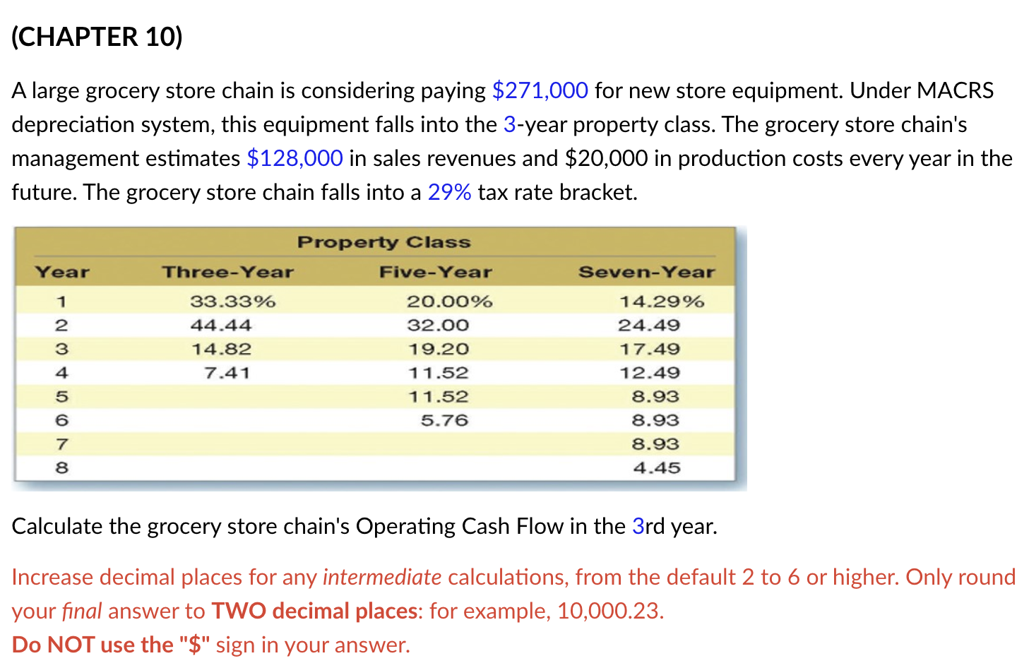 Solved (CHAPTER 10)A large grocery store chain is | Chegg.com