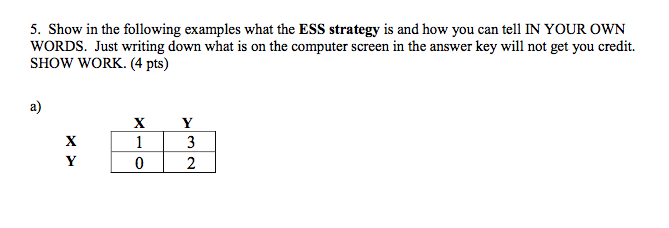 Solved 5. Show in the following examples what the ESS | Chegg.com