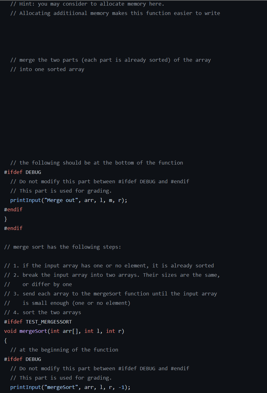 Solved Program in C. Provide detailed coding for the | Chegg.com
