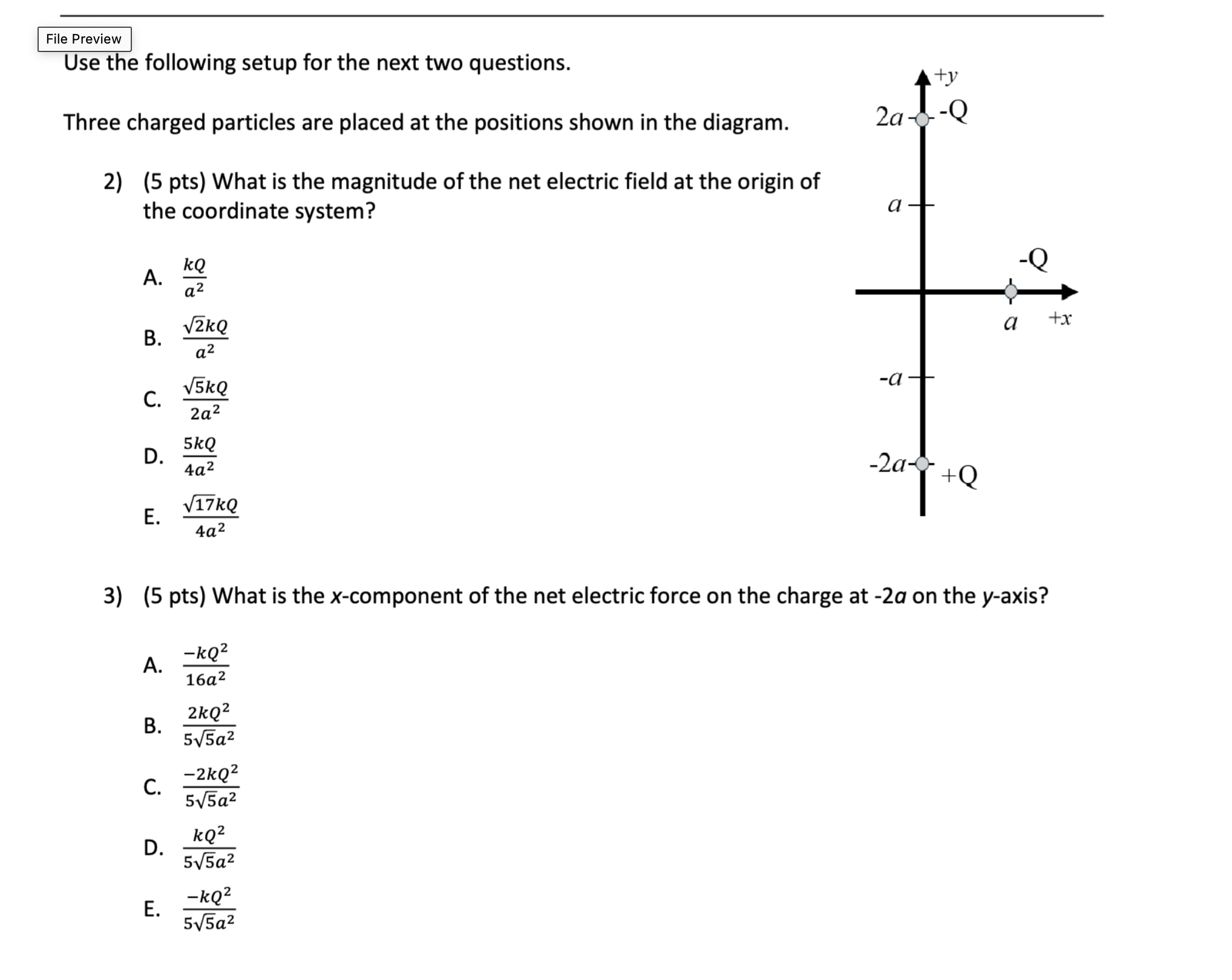 Solved File PreviewUse the following setup for the next two | Chegg.com
