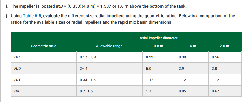 Solved Design a flocculation basin by determining the basin | Chegg.com
