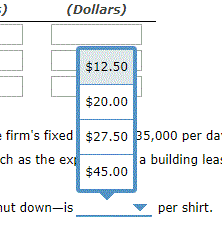 Solved For each price in the following table, calculate | Chegg.com