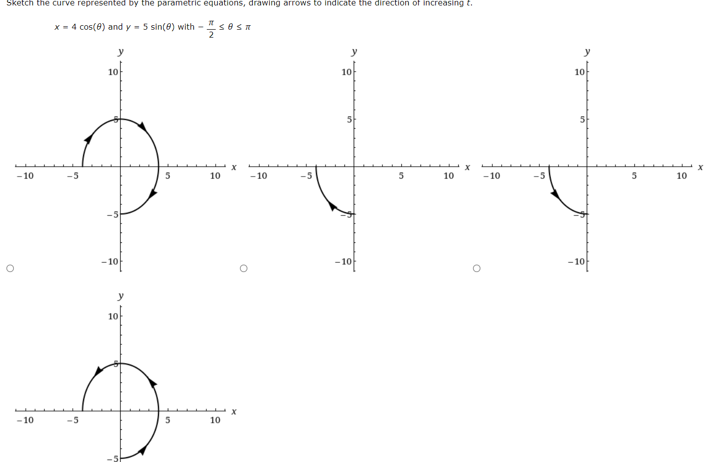 Solved Eliminate the parameter to determine the Cartesian | Chegg.com