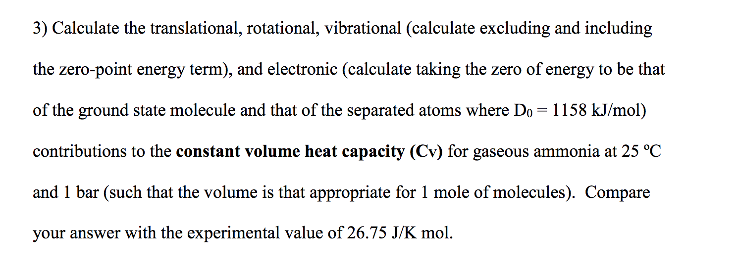 Solved 3 Calculate The Translational Rotational