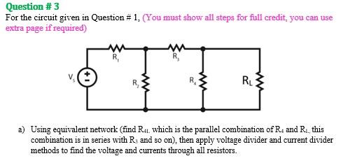 Solved R1= 5k, R2=20k, R3=2k, R4=10k, RL=6050 b)Write the | Chegg.com