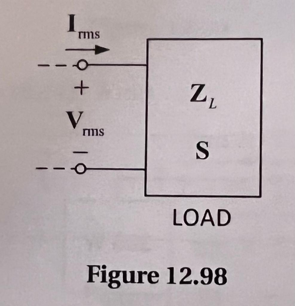 Solved Consider a passive RLC load in an AC circuit such as | Chegg.com