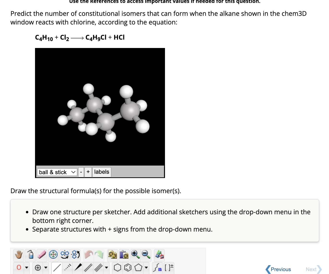 C4h9cl Isomers Structure