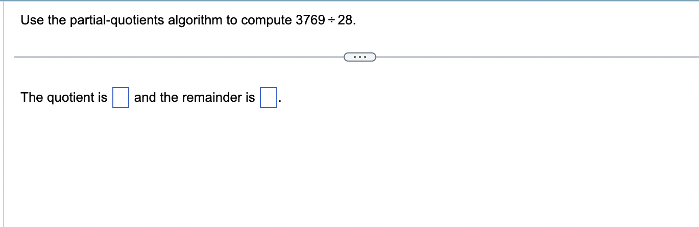 Solved Use The Partial Quotients Algorithm To Compute 