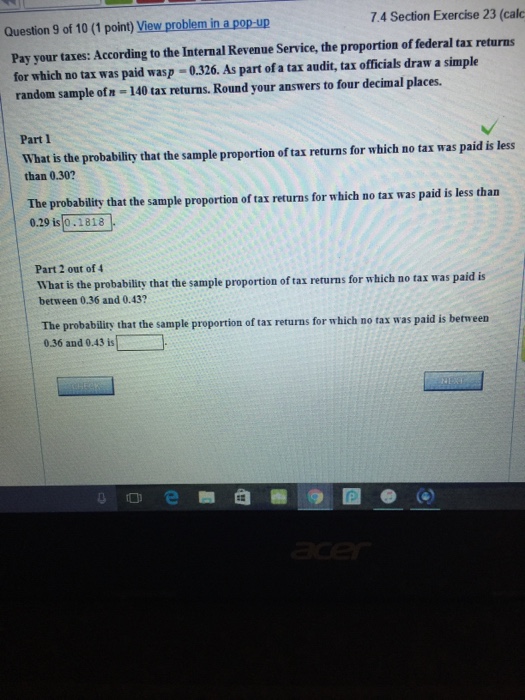 Solved Question 7 of 10 (1 point) View problem in a pop-up | Chegg.com
