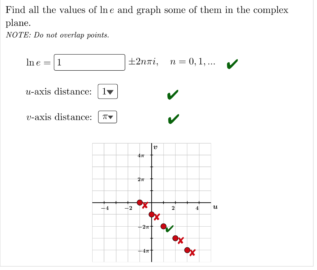 Solved Find all the values of ln e and graph some of them in | Chegg.com