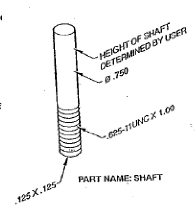 Solved Engineering DrawingsFor the thread below (0.625 - 11 | Chegg.com